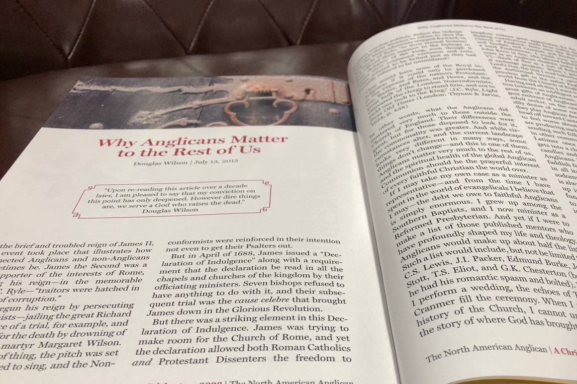 Why Doug Wilson Matters to the Rest of Us | The North American Anglican